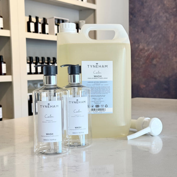 Calm Hand & Body Wash Refill & Bottle Bundle - Tyneham UK