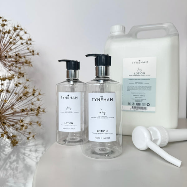 Joy Hand & Body Lotion Refill & Bottle Bundle - Tyneham UK